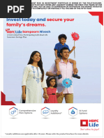 HDFC Life Smart Protect Plan Brochure | PDF | Insurance | Present Value