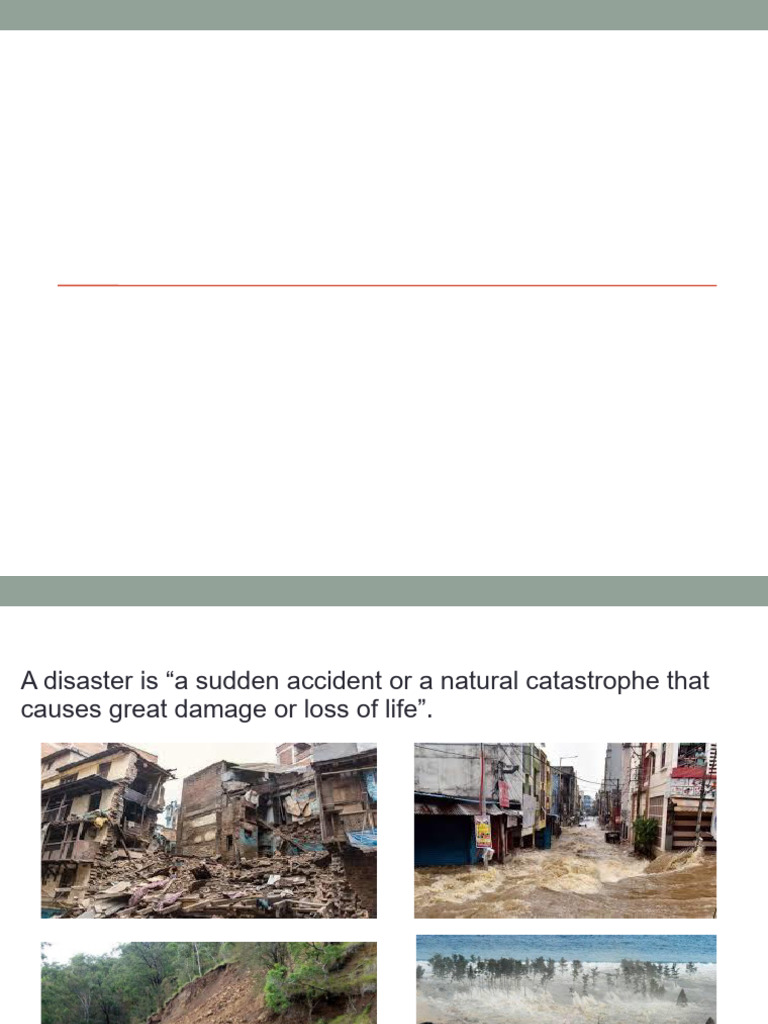 5.Disasters | PDF | Natural Disasters | Emergency Management
