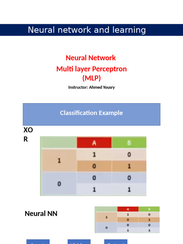 Lec2 Multi Layer Network | PDF