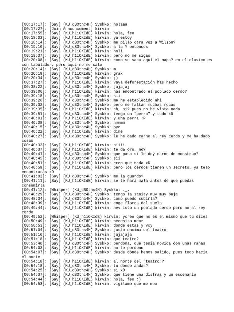 Client Chat Log | PDF