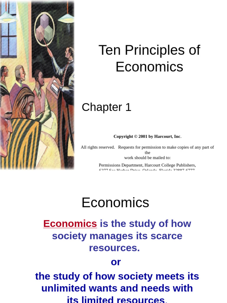 Principles of Economics | PDF | Inflation | Market (Economics)