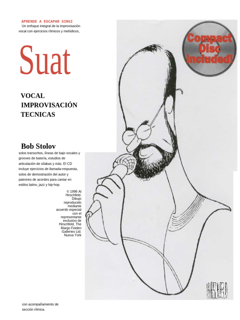 Bob Stoloff Técnicas de Improvisación Vocal Scat PDF | PDF | Jazz ...