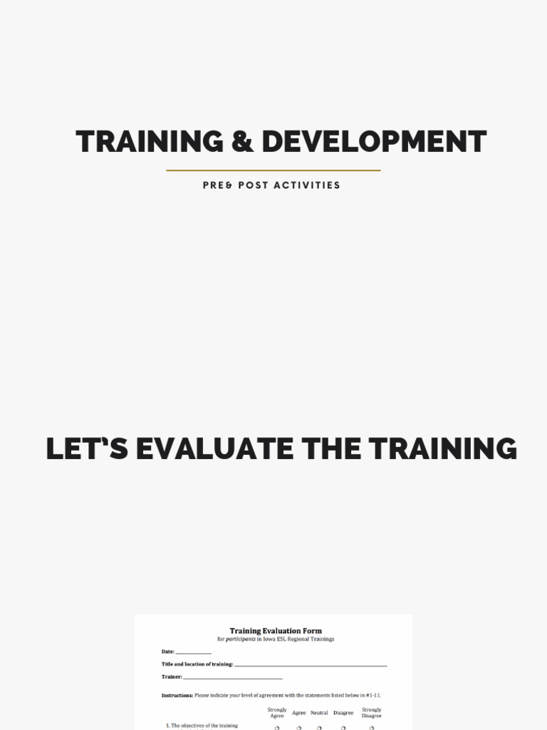 TRAINING-DEVELOPMENT | PDF | Employment | Psychology