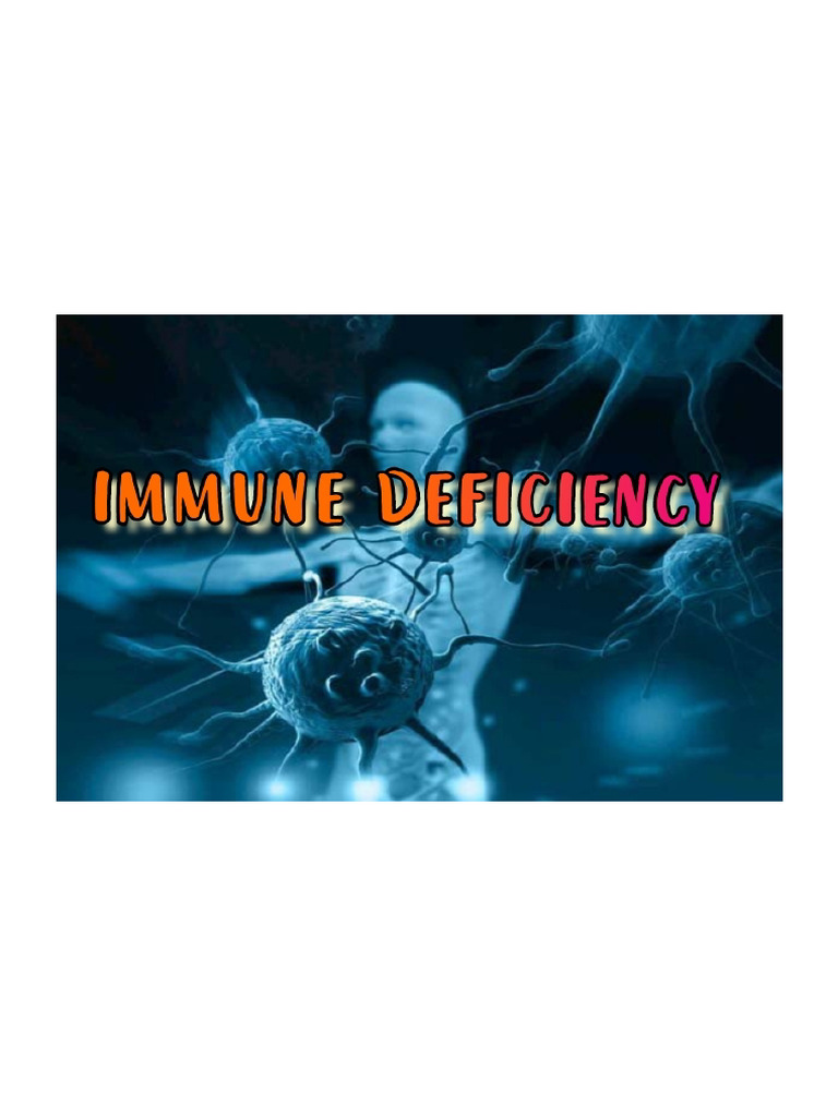 Immune deficiency | PDF