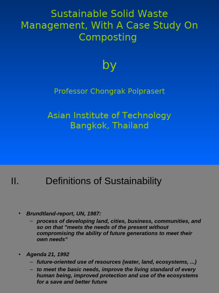 Solid waste & composting | PDF | Sustainability | Waste