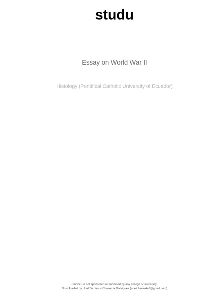 World War II: Key Events and Impact | PDF | World War II | Nazi Germany