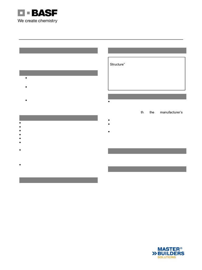 MasterSeal 920 - Formerly Known MASTERSEAL - SUPPORT - STRIP | PDF ...