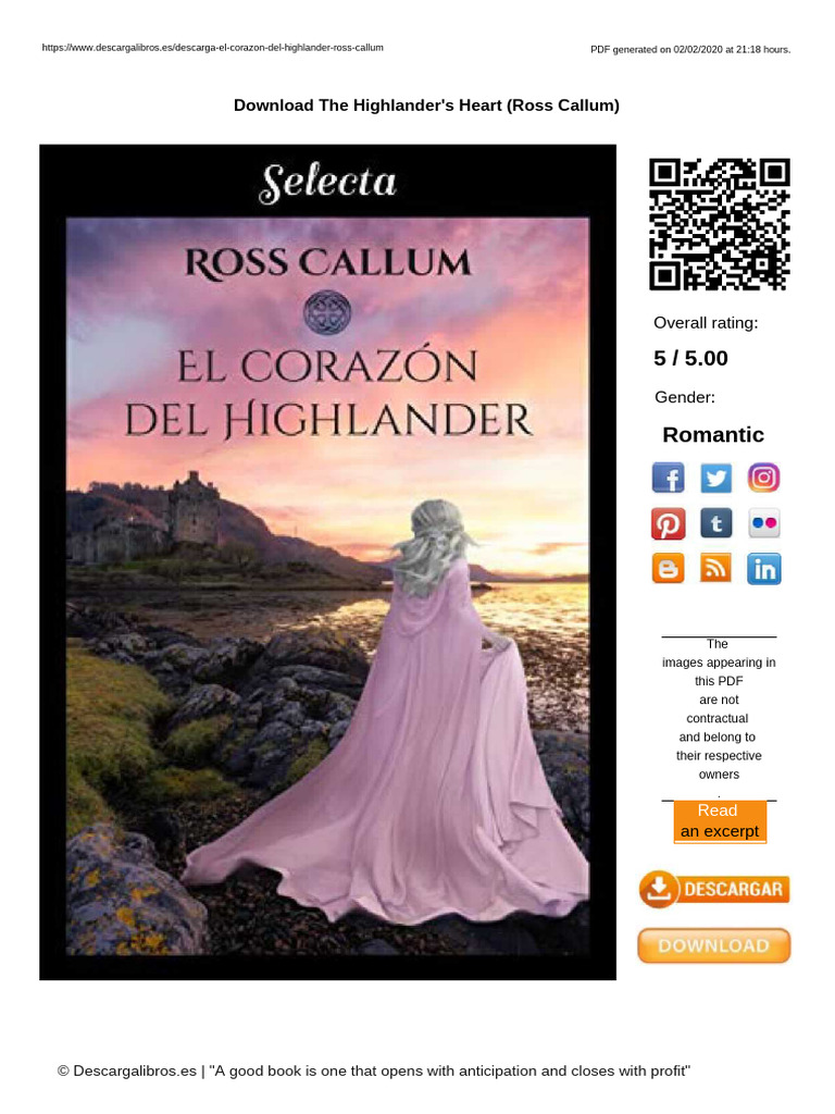 The Heart of The Highlander (Ross Callum) | PDF