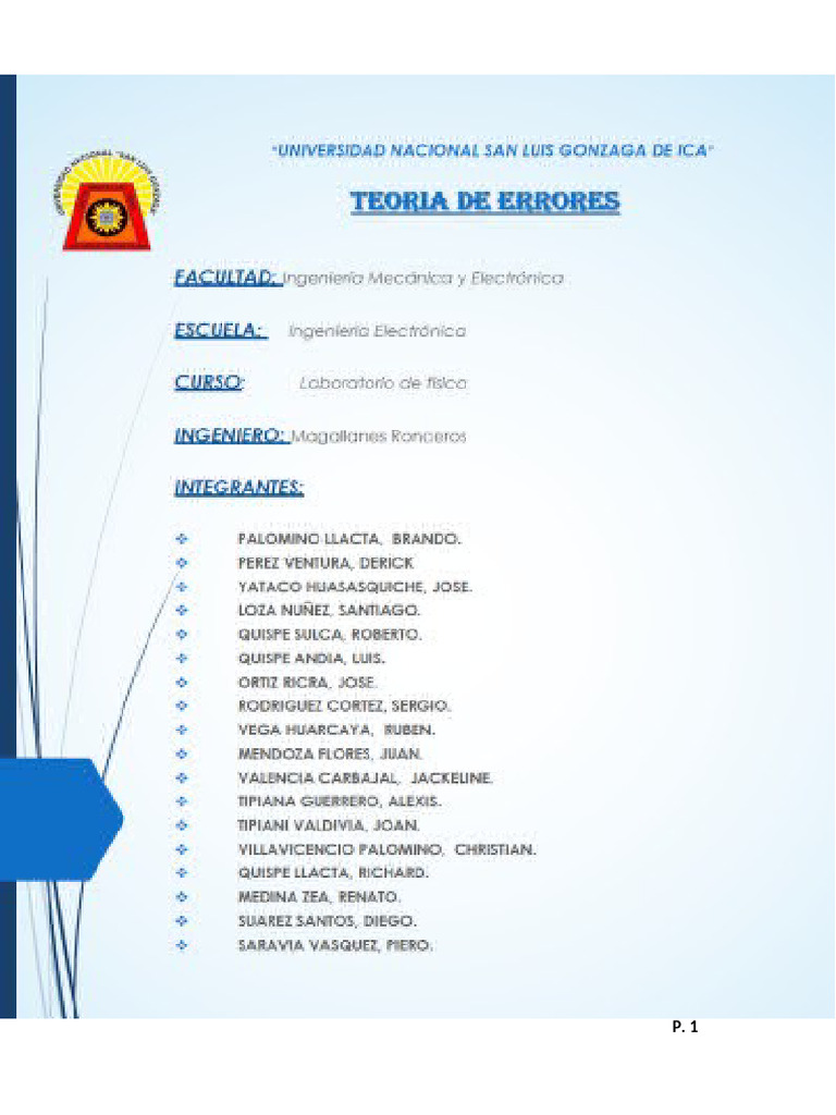 Monographic Work, types of errors | PDF | Measurement | Observational Error