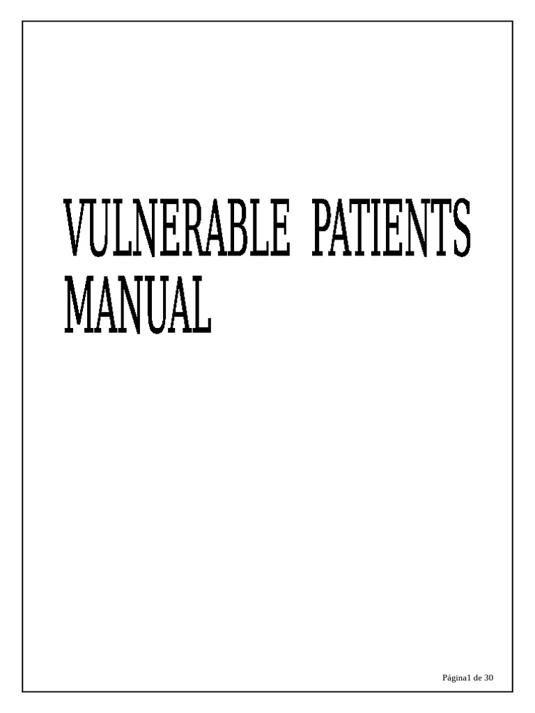 Protocolo Final de Paciente Vulnerable | PDF | Parto | Salud mental