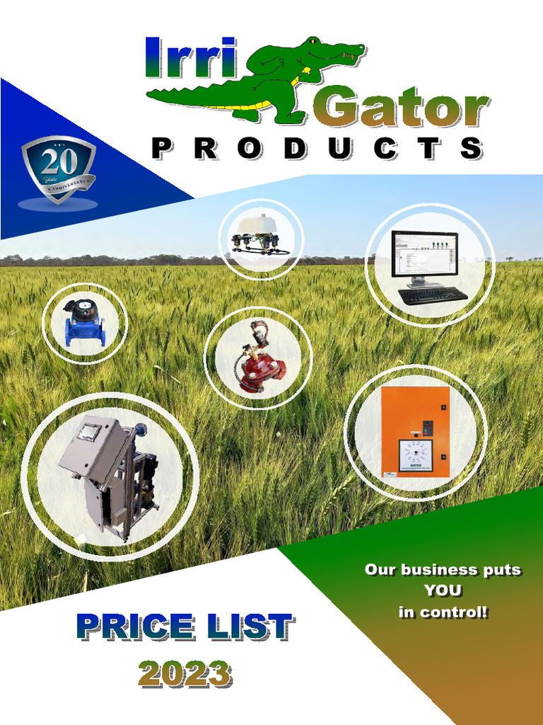 Irri-Gator Products Price List - July 2023 (Ver1 - 00) | PDF | Power ...