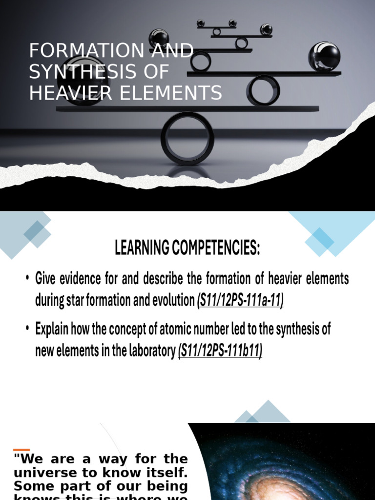 Formation and Synthesis of Elements | PDF