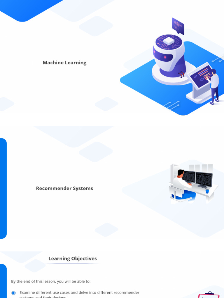 Lesson 08 Recommender Systems | PDF | Machine Learning | Computing