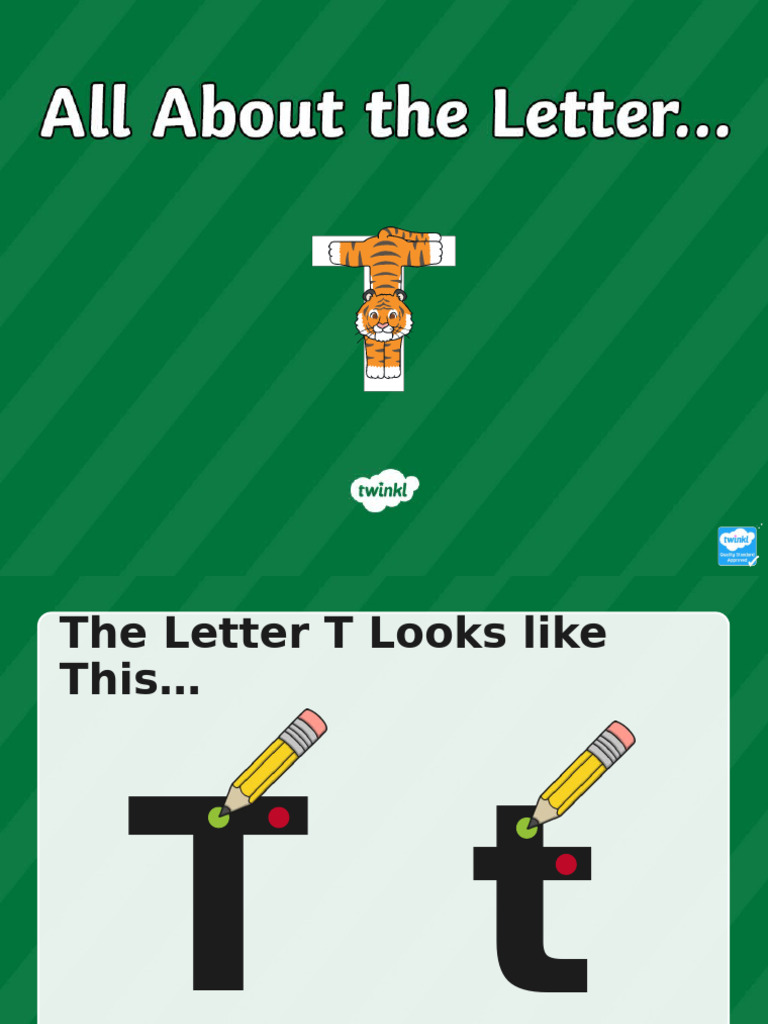 Au L 2548782 All About The Letter T Powerpoint English | PDF