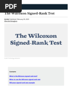 Wilcoxon Signed-Rank Test Critical Values | PDF | Statistical Theory ...