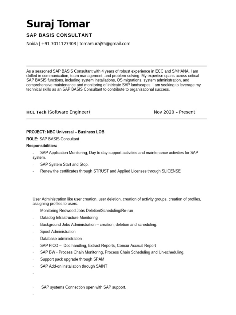 ATS bold classic resume s | PDF | Databases | System