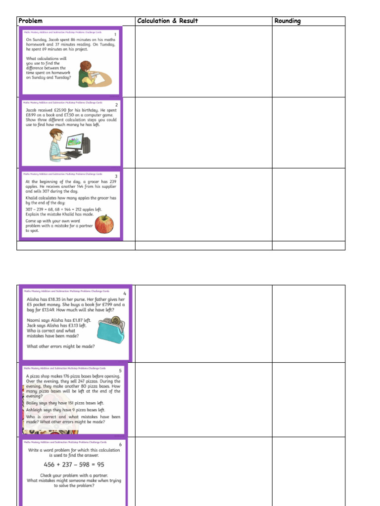 Word Problem Practice | PDF