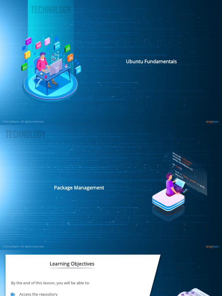 Lesson 08 - Package Management | PDF | Software Repository | Software Engineering