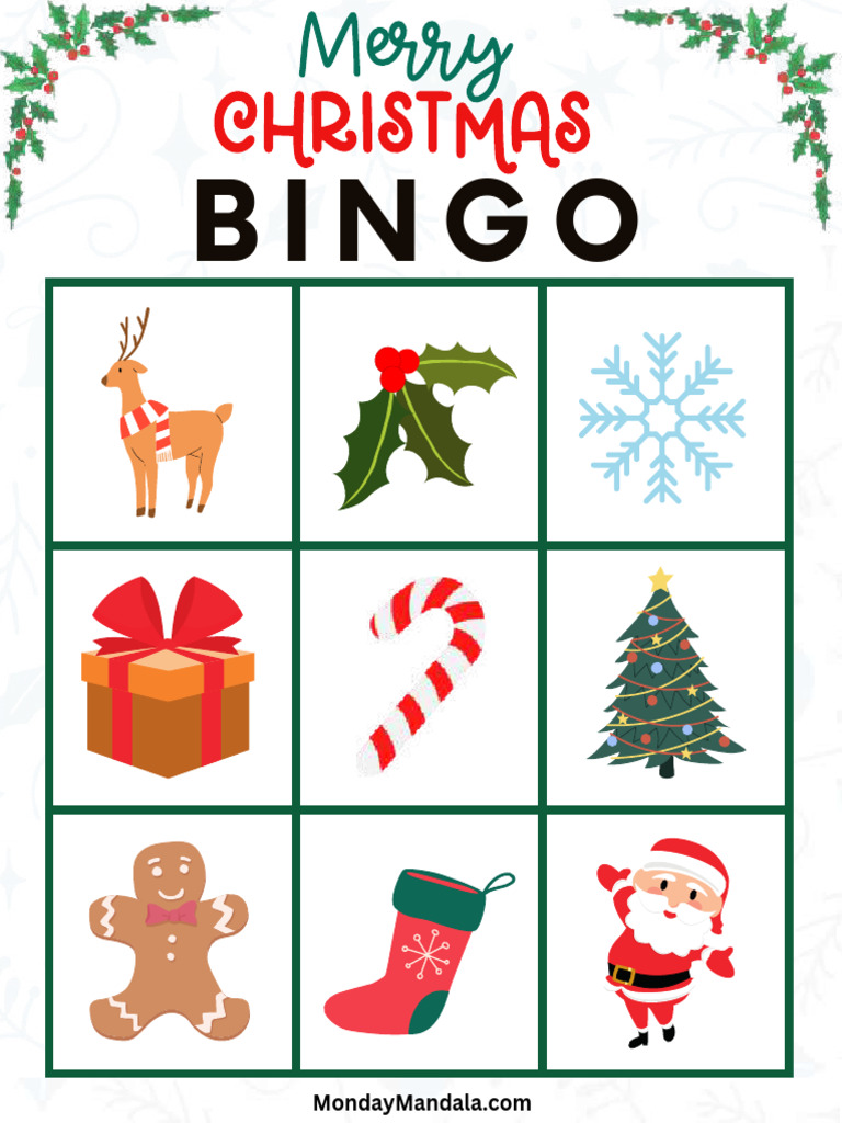 Christmas Bingo 3x3 30 Pages | PDF