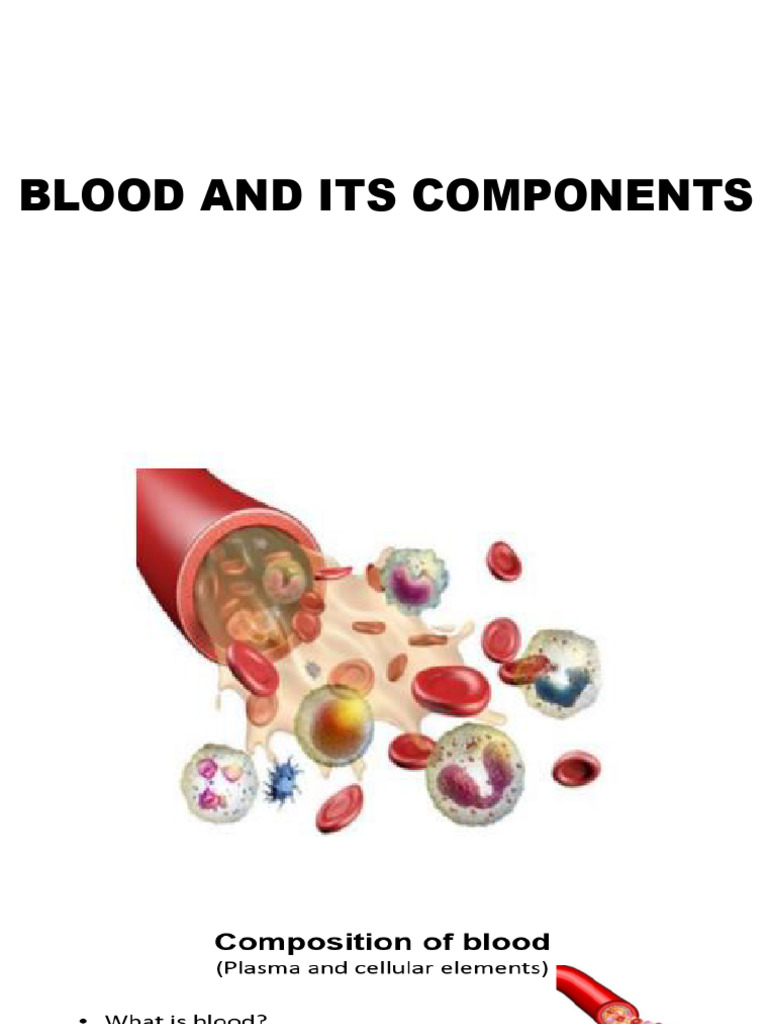 Blood Components and Clotting Factors | PDF