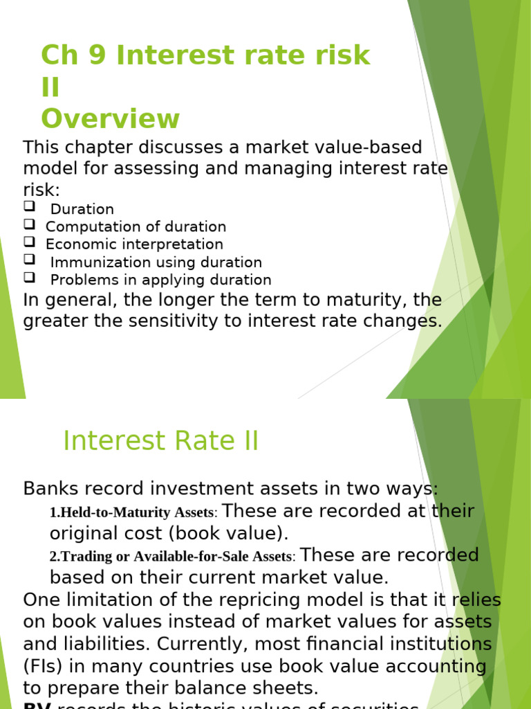 Understanding Interest Rate Risk and Duration | PDF | Bonds (Finance ...
