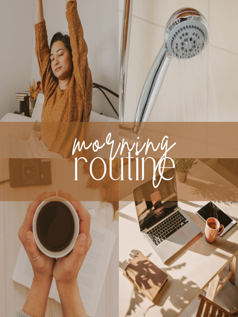Beige Modern Morning Routine Instagram Post .pdf | PDF