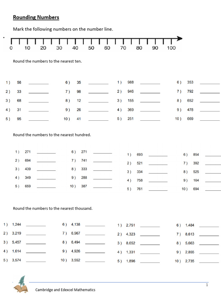 Decimal Place Value and Rounding | PDF