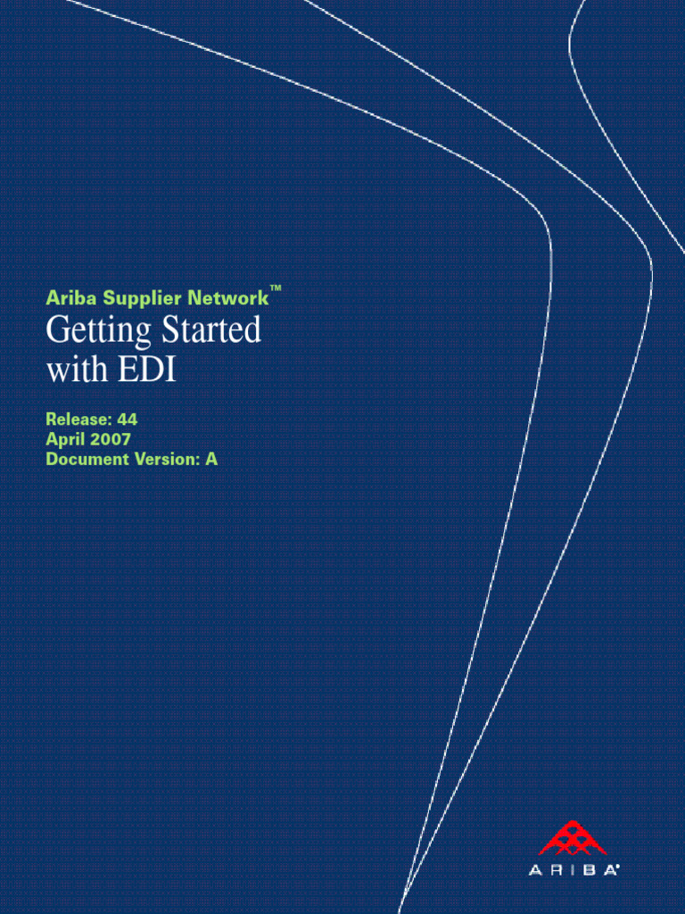 Ariba EDI processing | PDF | Electronic Data Interchange | Invoice