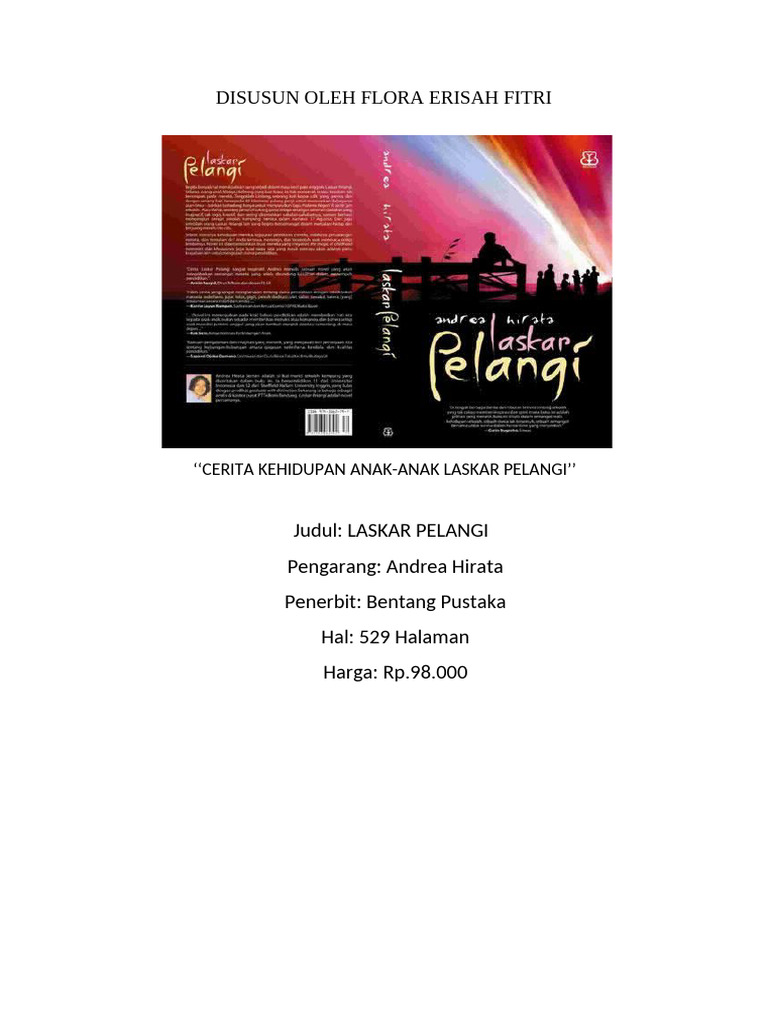Novel Laskar Pelangi | PDF