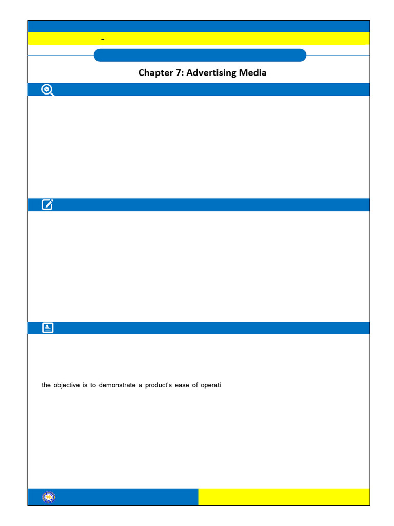 Advertising and Sales Promotion Study Guide Module 7 | PDF ...