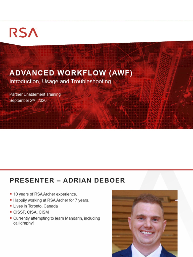 Day 3 - Archer Advanced Workflow | PDF | Computing