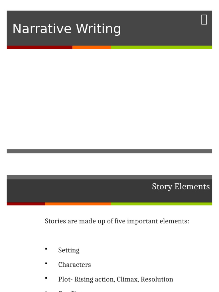 Narrative Writing | PDF | Plot (Narrative)
