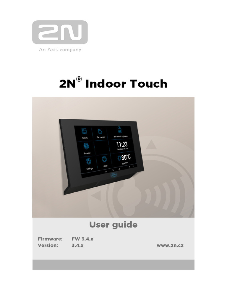 2N_Indoor_Touch_User_guide_EN_3.4.x | PDF | Ip Address | Wi Fi