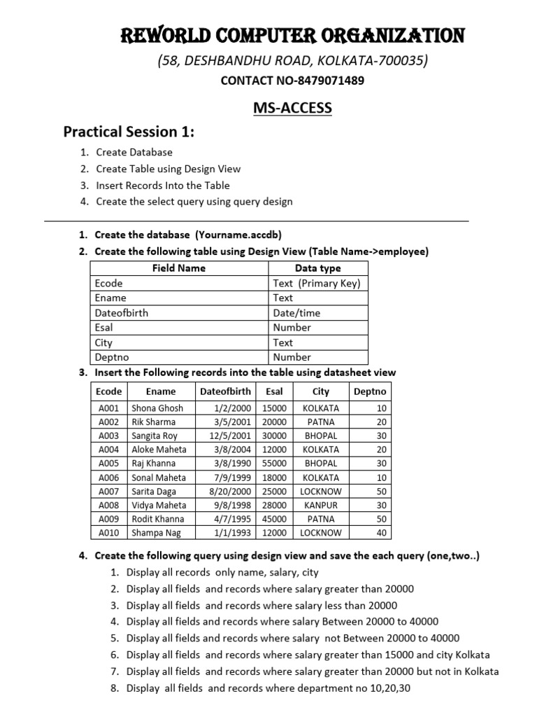 access | PDF | Information Technology Management | Computing