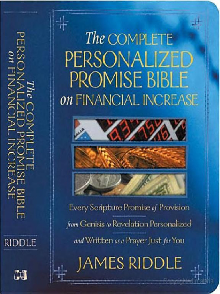 The Complete Personalized Promise Bible On Financial - Riddle, James R ...