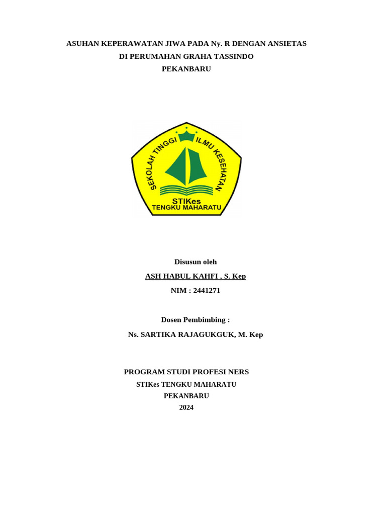 Ash Habul Kahfi LP Dan LK Stase Jiwa Minggu 1 | PDF