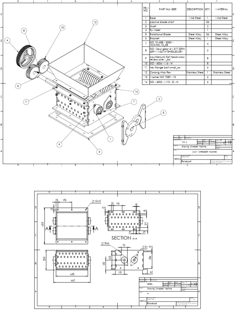 Drawing Shredder Machine | PDF