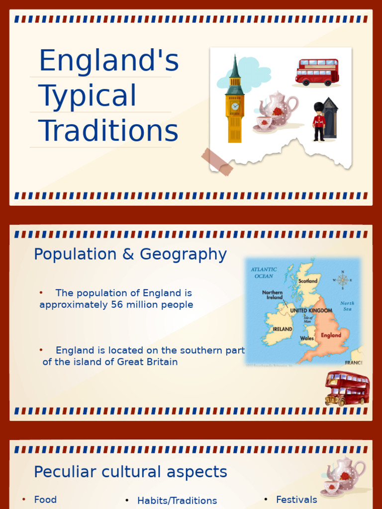 England's Typical Traditions by Slidesgo | PDF
