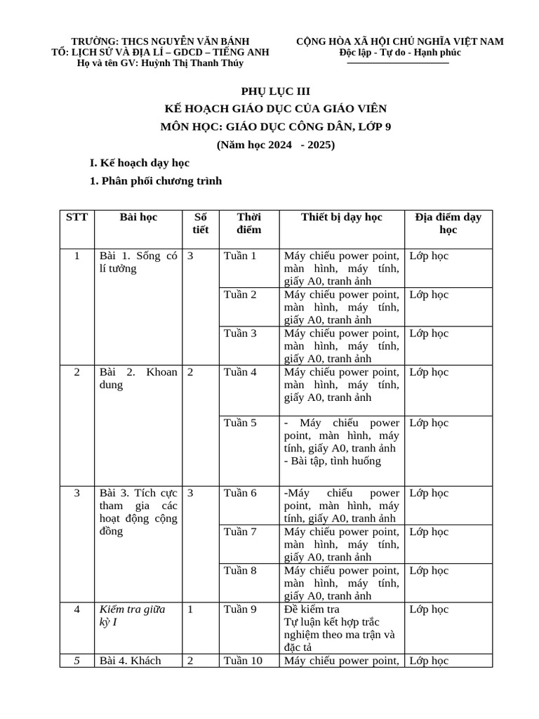 KHGD GDCD 9 PH L C 3. 24-25 | PDF
