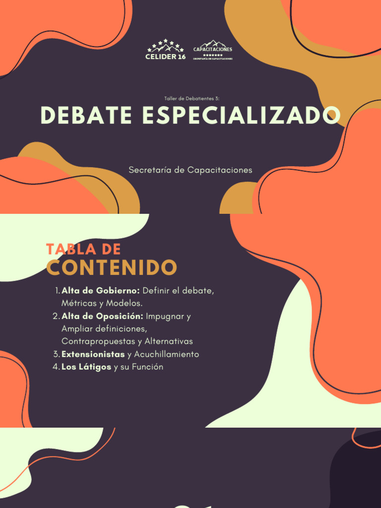 Taller de Debate: Definición y Estrategias | PDF