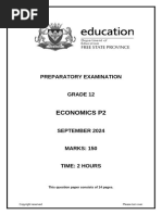 Economics P2 Prep Sept 2025 QP Eng | PDF | Inflation | Monopoly