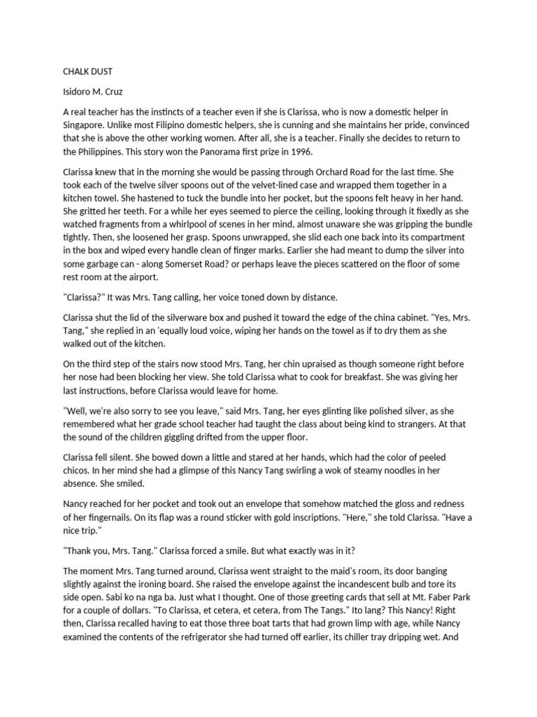 Chalk Dust | PDF | Psychological Resilience