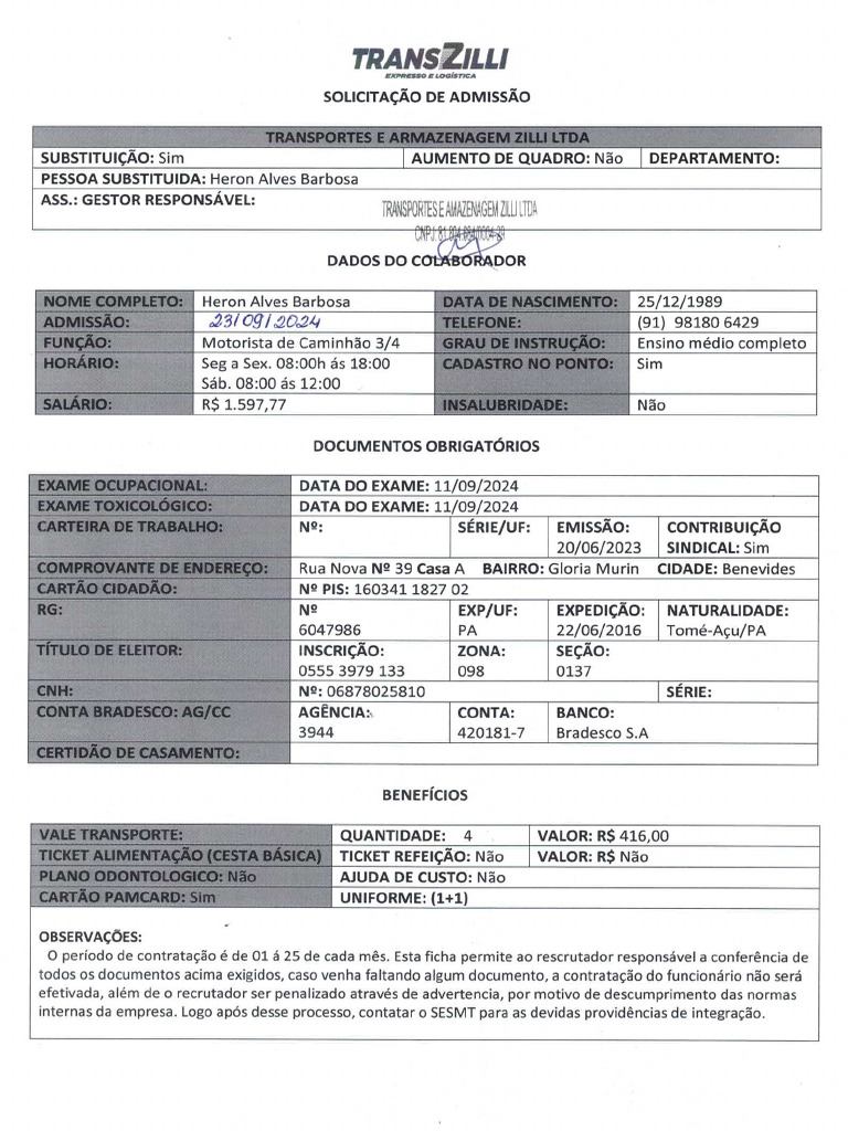 Heron Alves Barbosa | PDF