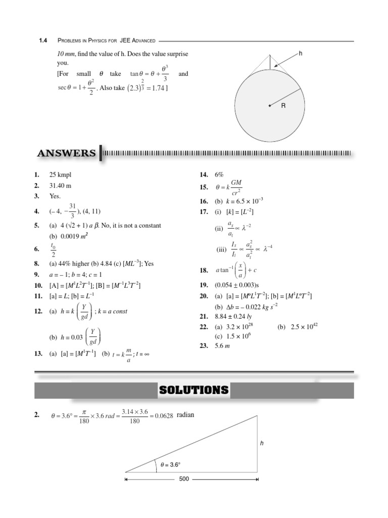 Problems in Physics For IIT JEE Vol 1 PDF 15 130 | PDF | Acceleration ...