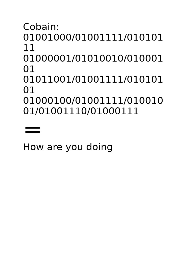 Binary | PDF