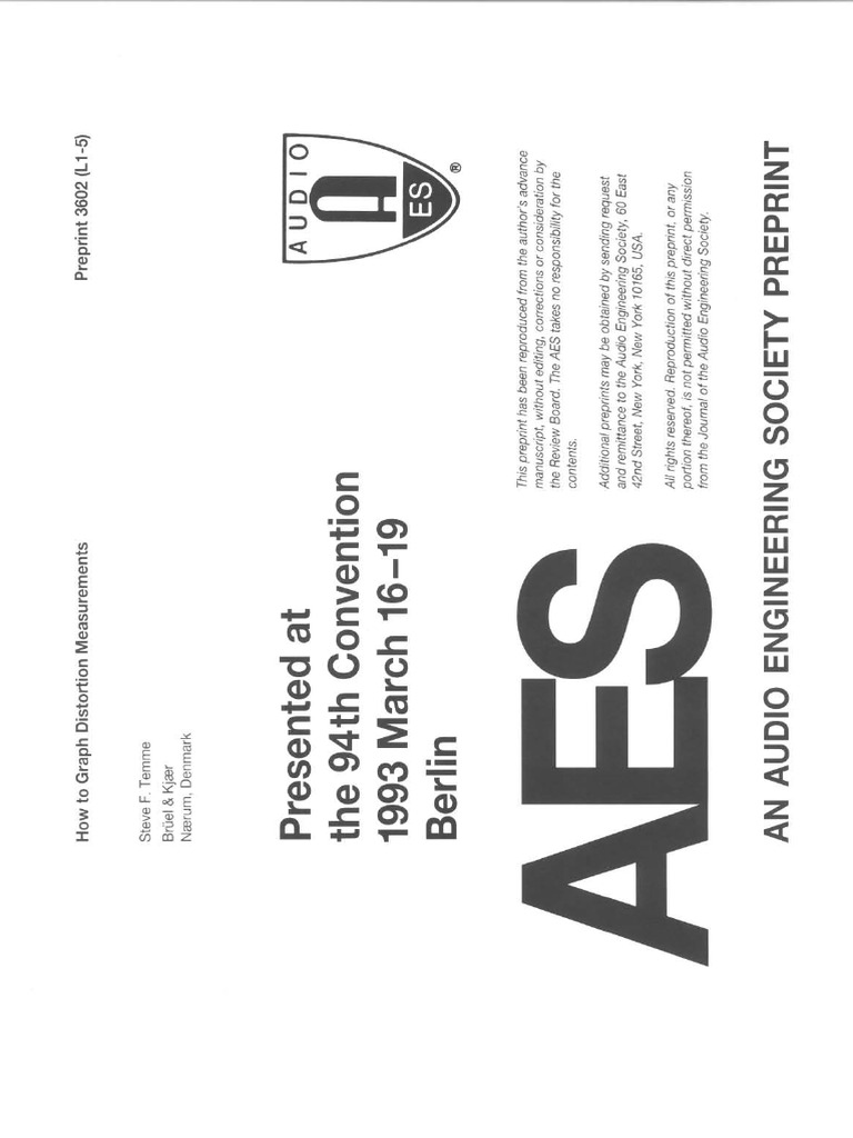 AES paper on how_to_graph_distortion_measurements | PDF