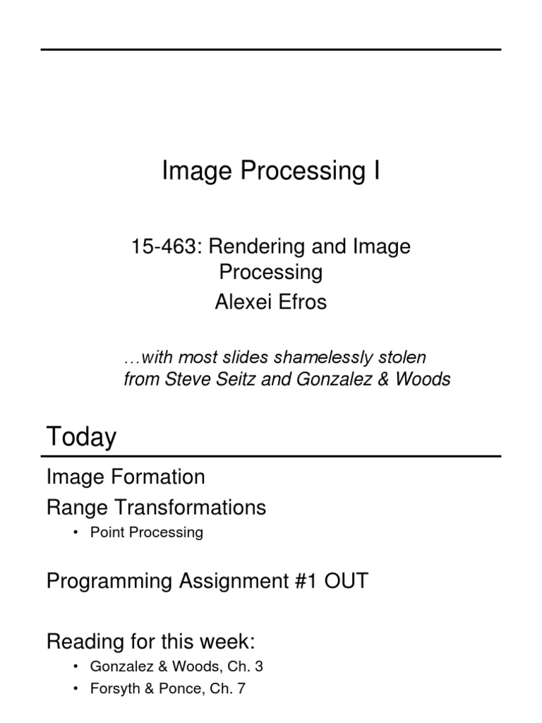 Point Processing | PDF | Technology & Engineering