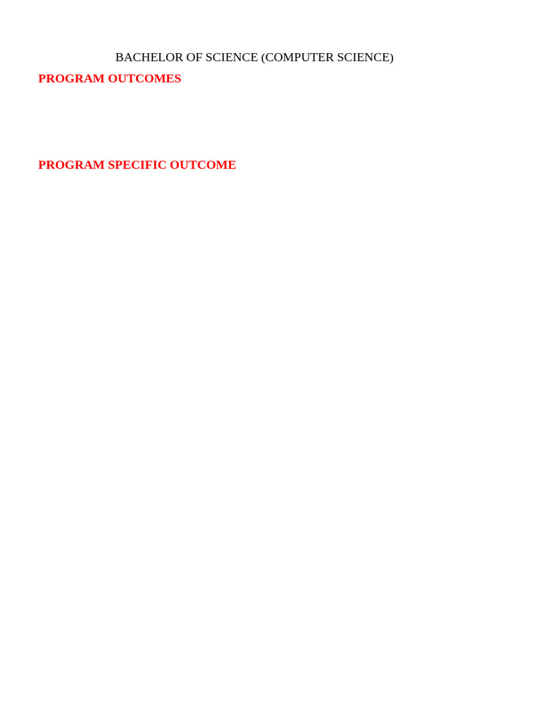 28-01-2025 Computer Science All SEM1 Final - PO - and - Pso - 20 - Jan | PDF | Computer Security ...