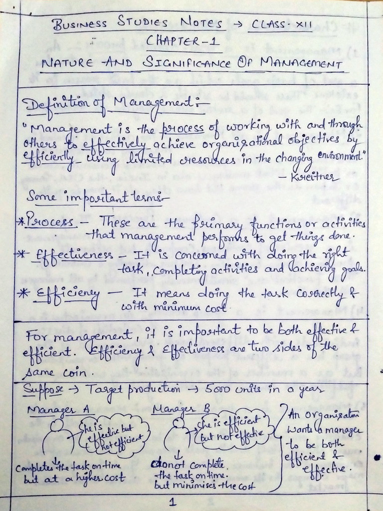Class 12 B.st Ch-1 Notes (1) | PDF