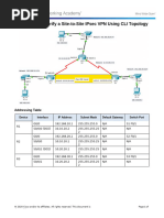 19.5.5 Packet Tracer - Configure and Verify A Site-to-Site IPsec VPN | PDF | Computer Network ...